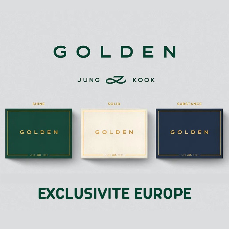 JUNG KOOK (BTS) - GOLDEN (EXCLUSIVITE EUROPE)